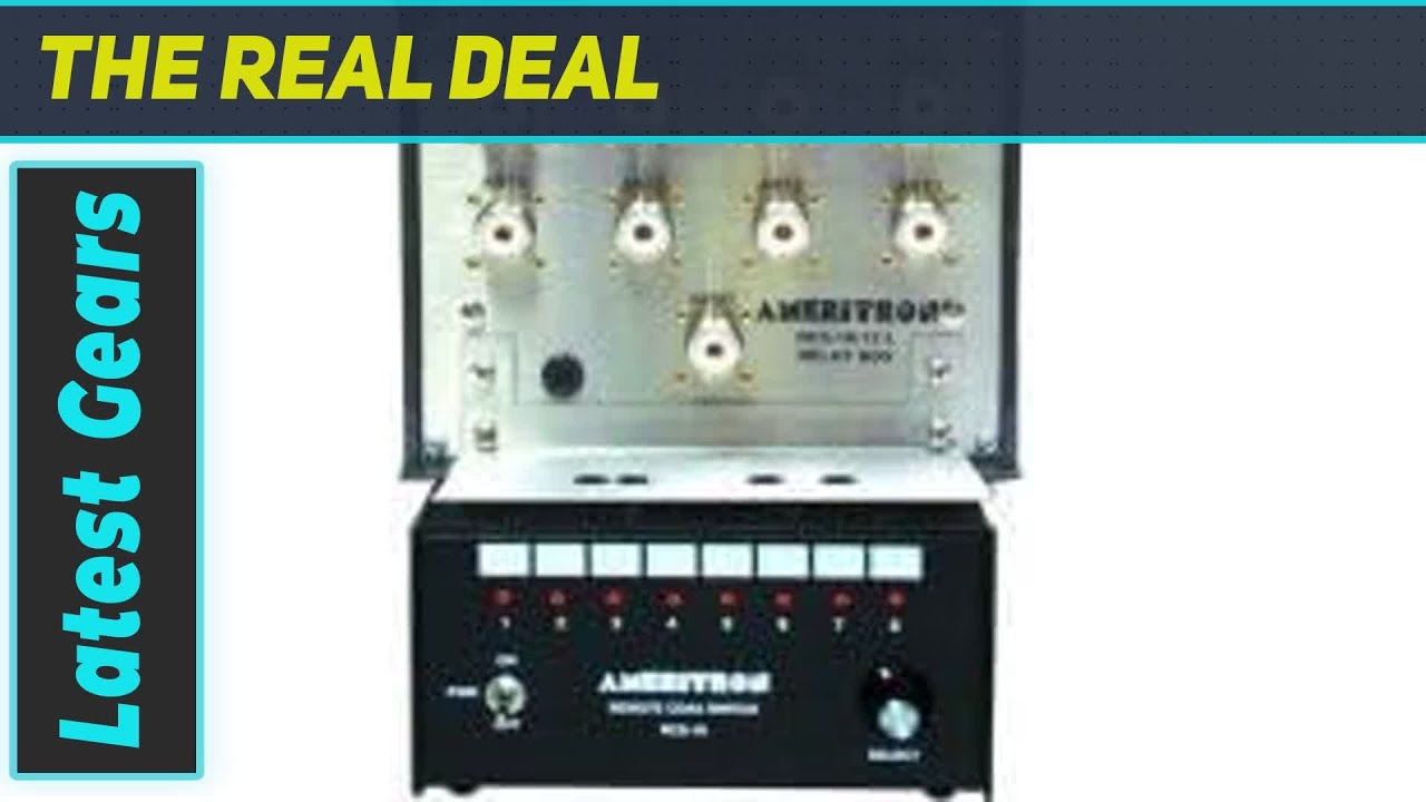 Ameritron RCS-10L Remote Coax Switch: Enhance Your Setup with 8 ...