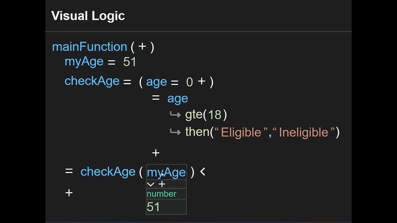 Visual Logic - Visual Programming Editor - YouTube