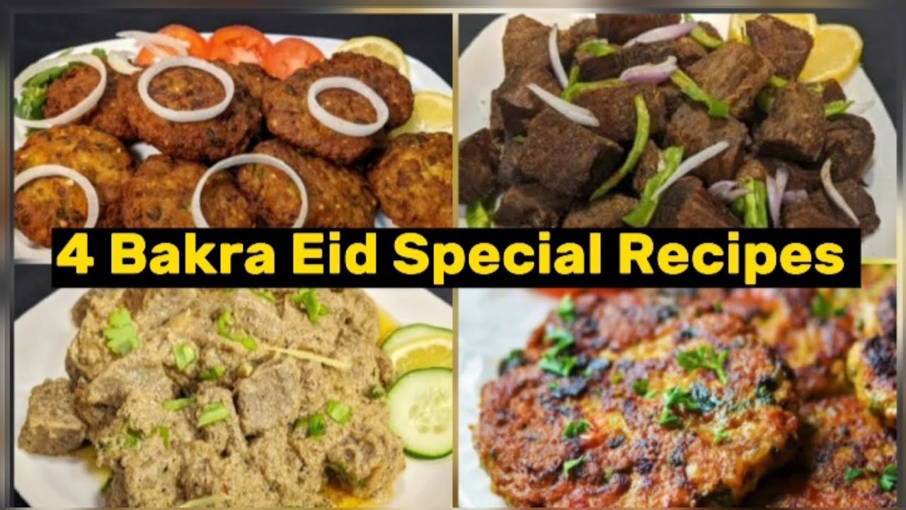 4 Bakra Eid Special Recipes By Pakistani Mom In USA ️ - YouTube