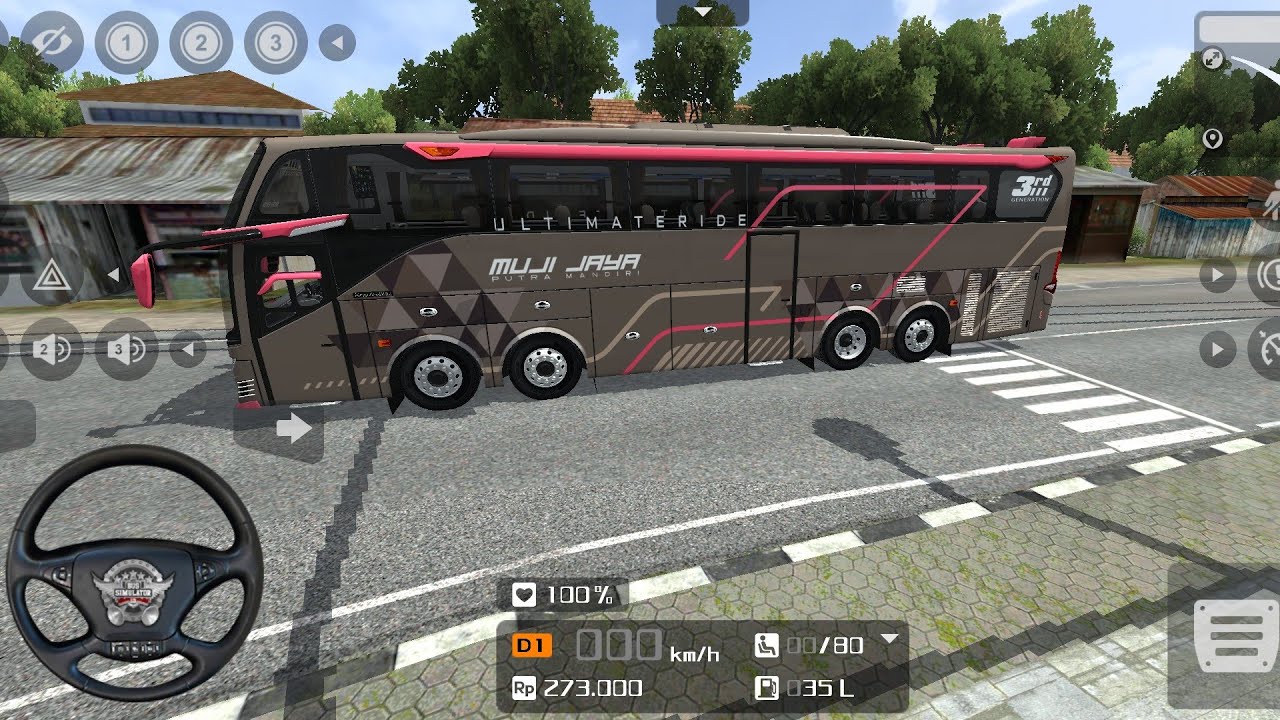 Eight Wheeler Bus Mod | Bus Simulator | Part 70 | Mobile Games | Bus ...