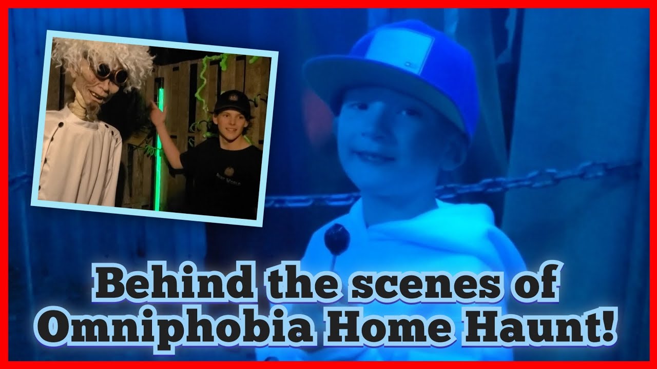 Behind the scenes with @TylerGHalloween at his Omniphobia Home Haunt ...
