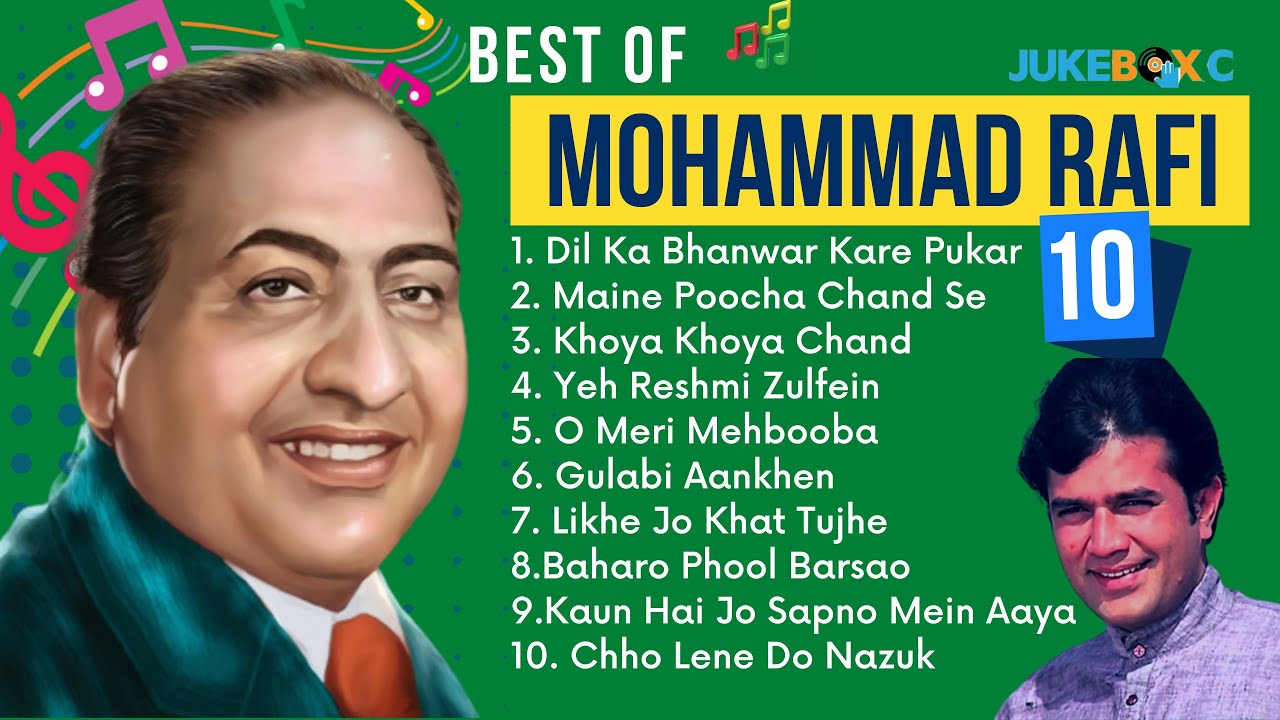 Mohammad Rafi ke Super Hit Gaane | Best Of Mohammad Rafi Hit Song ...