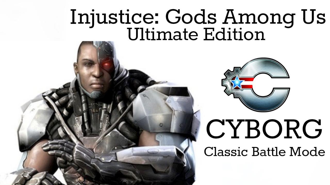 Injustice: Gods Among Us - Cyborg Classic Battle Mode - YouTube
