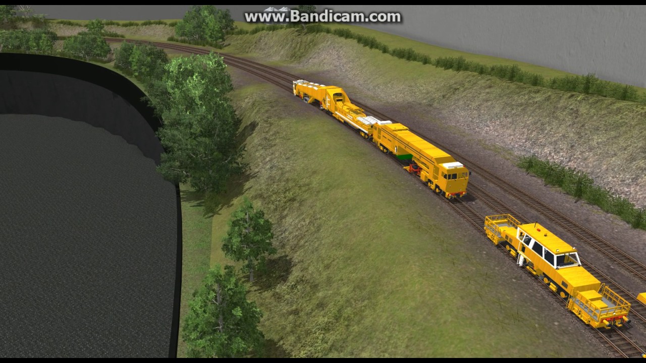 TMR17 Multiple MOW vehicles running as 1 unit Brazemore Yard Modified ...