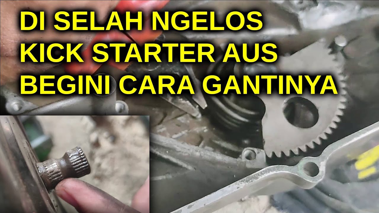 Cara Mudah Pasang Kick Starter Mio Sporty DIJAMIN BISA - YouTube
