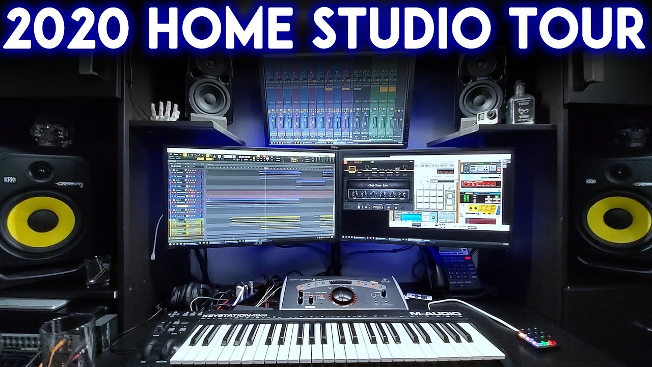 Home Music Studio Tour With Soundbooth / Soundroom (2020) - YouTube