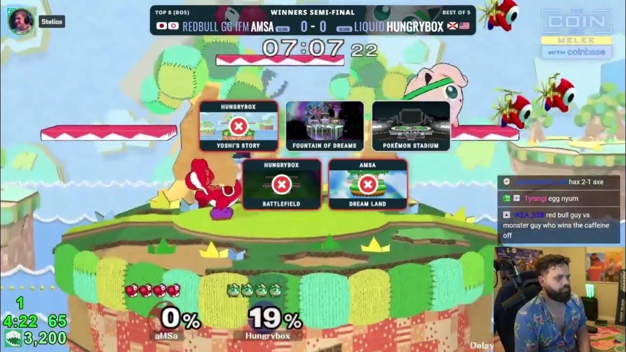 Coinbox 74 - Winners Semis - aMSa (Yoshi) vs Hungrybox (Puff) - YouTube