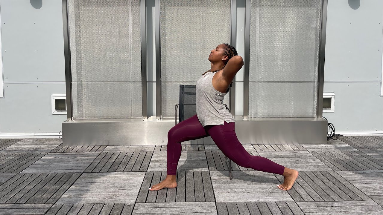 Chair Yoga - Shoulder and Hip Openers - YouTube