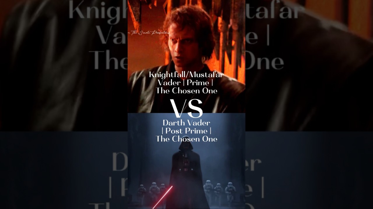 KnightFall Vader vs Darth Vader | My first CapCut edit #starwars # ...