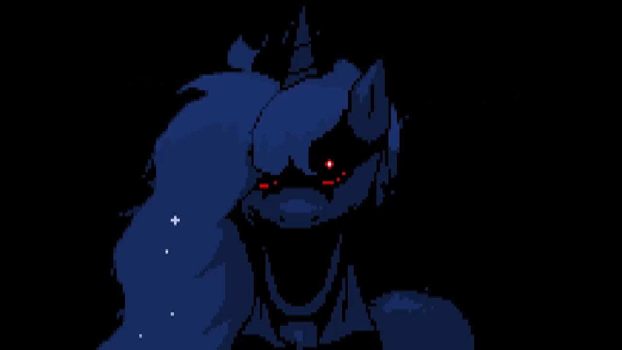 Creepy My Little Pony Horror Game | Luna's Cursed Game - YouTube