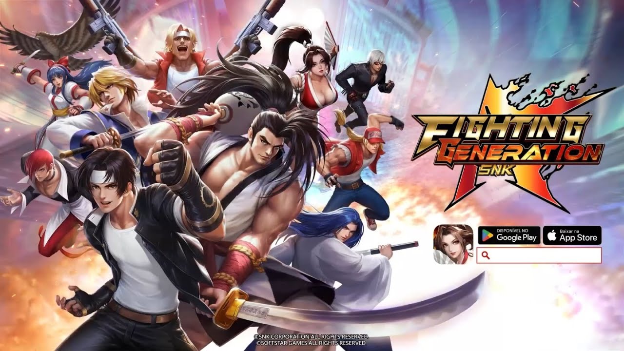 PRIMEIRA GAMEPLAY SNK FIGHTING GENERATION @NeoSpeed - YouTube