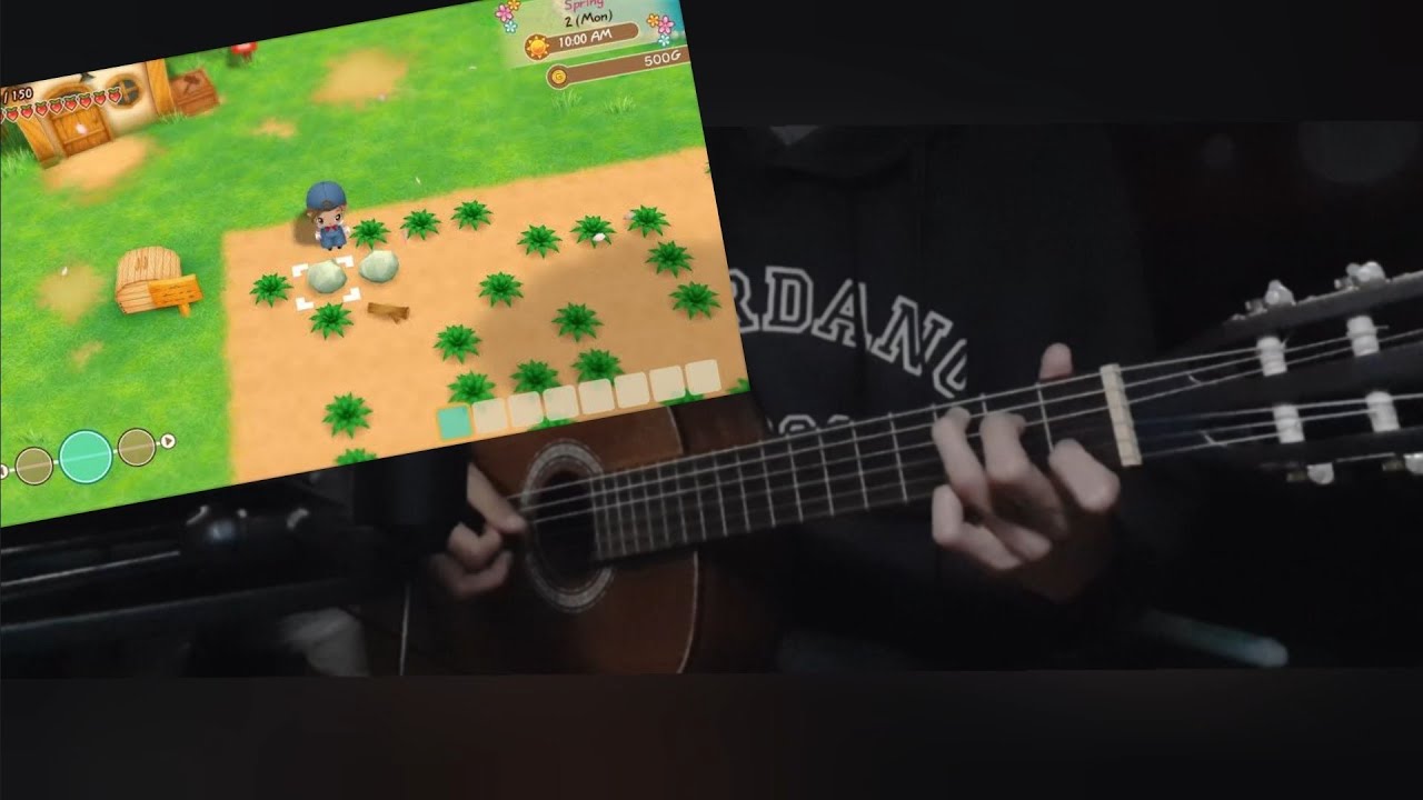 Story of Seasons FoMT - Spring Theme 2 Guitar Cover - YouTube