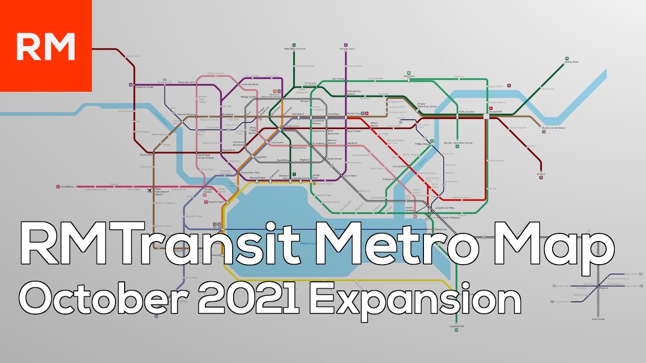 RMTransit Metro Map | October 2021 Expansion - YouTube