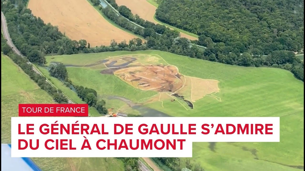 L’œuvre en land art de Pierre Duc pour le Tour de France 2024 - YouTube