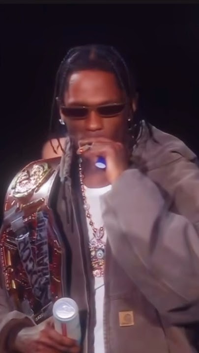 Travis Scott shows up to Yeet with Jey Uso on the premiere of Raw on Netflix #raw #rawonnetflix ...