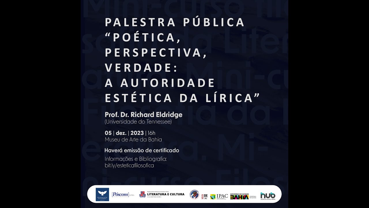 Poética, Perspectiva, Verdade: A autoridade estética da lírica. Richard ...