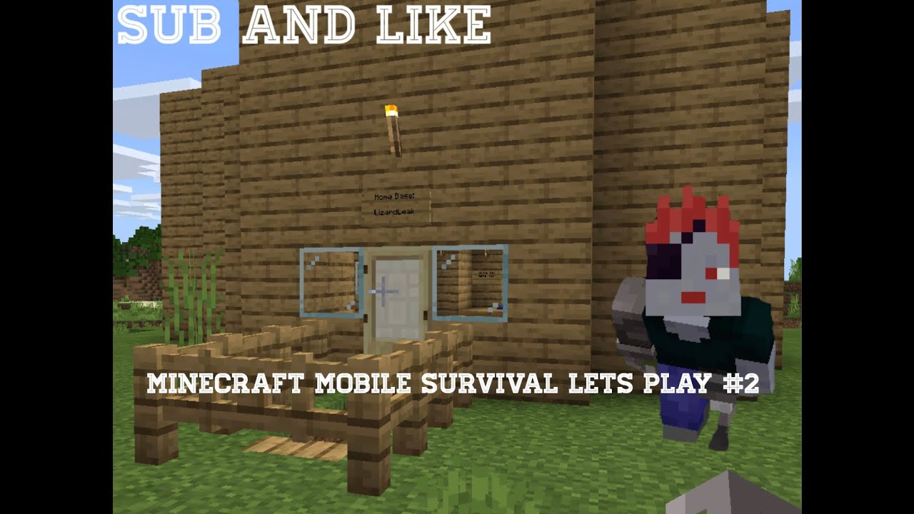 Minecraft Mobile Lets Play #2 - YouTube