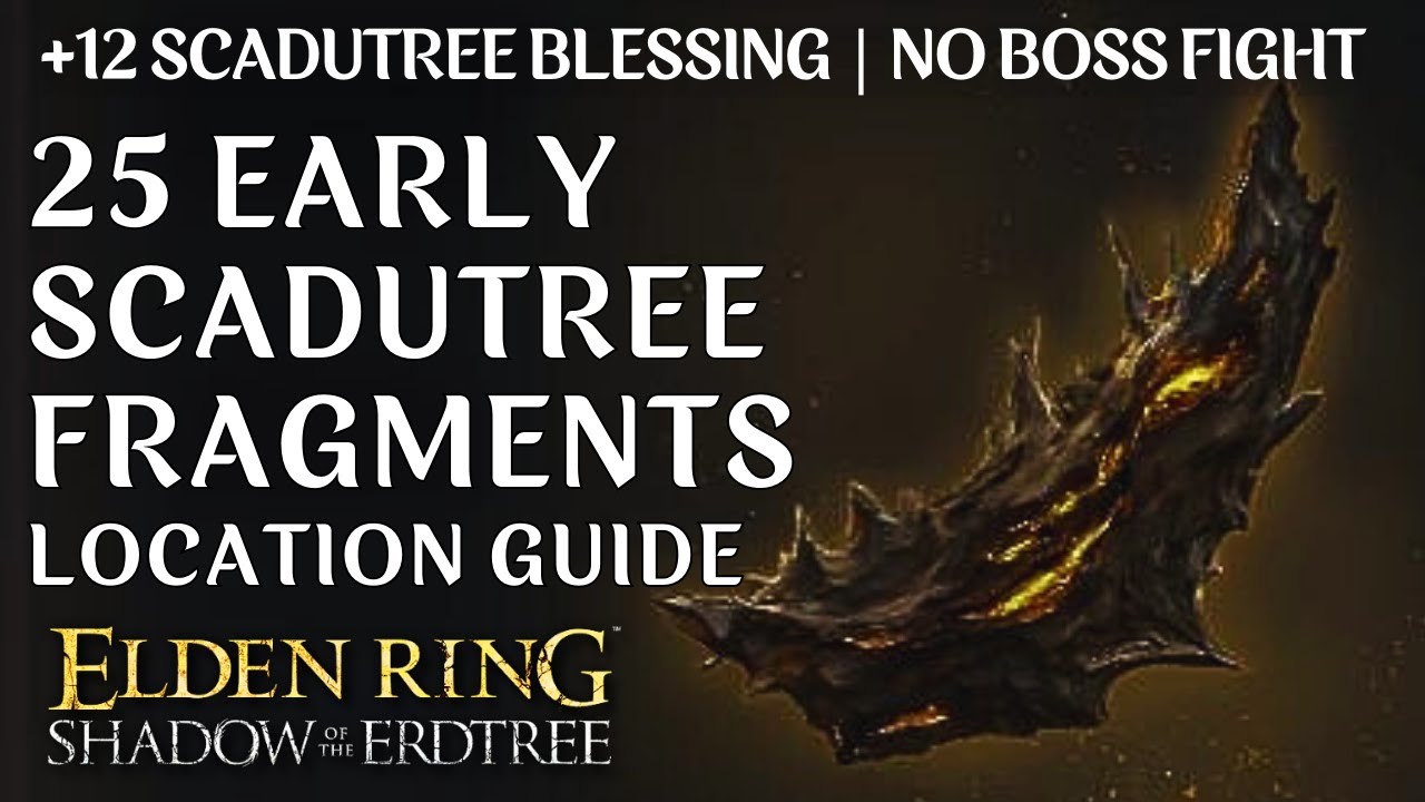 Early Scadutree Fragments Location in Elden Ring DLC - YouTube