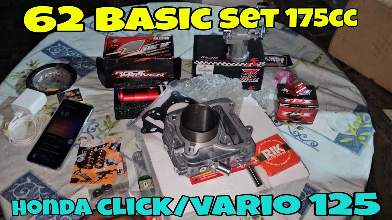 62 Basic Engine Setup 175cc Honda Click - YouTube