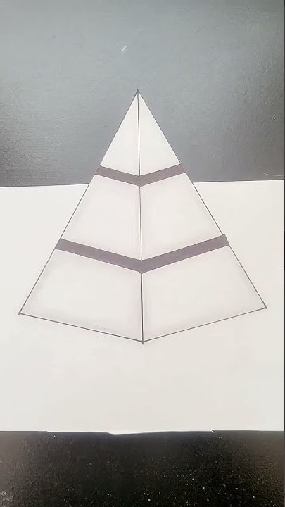 Super easy to draw 3D triangle with optical illusion || Trick Art - YouTube
