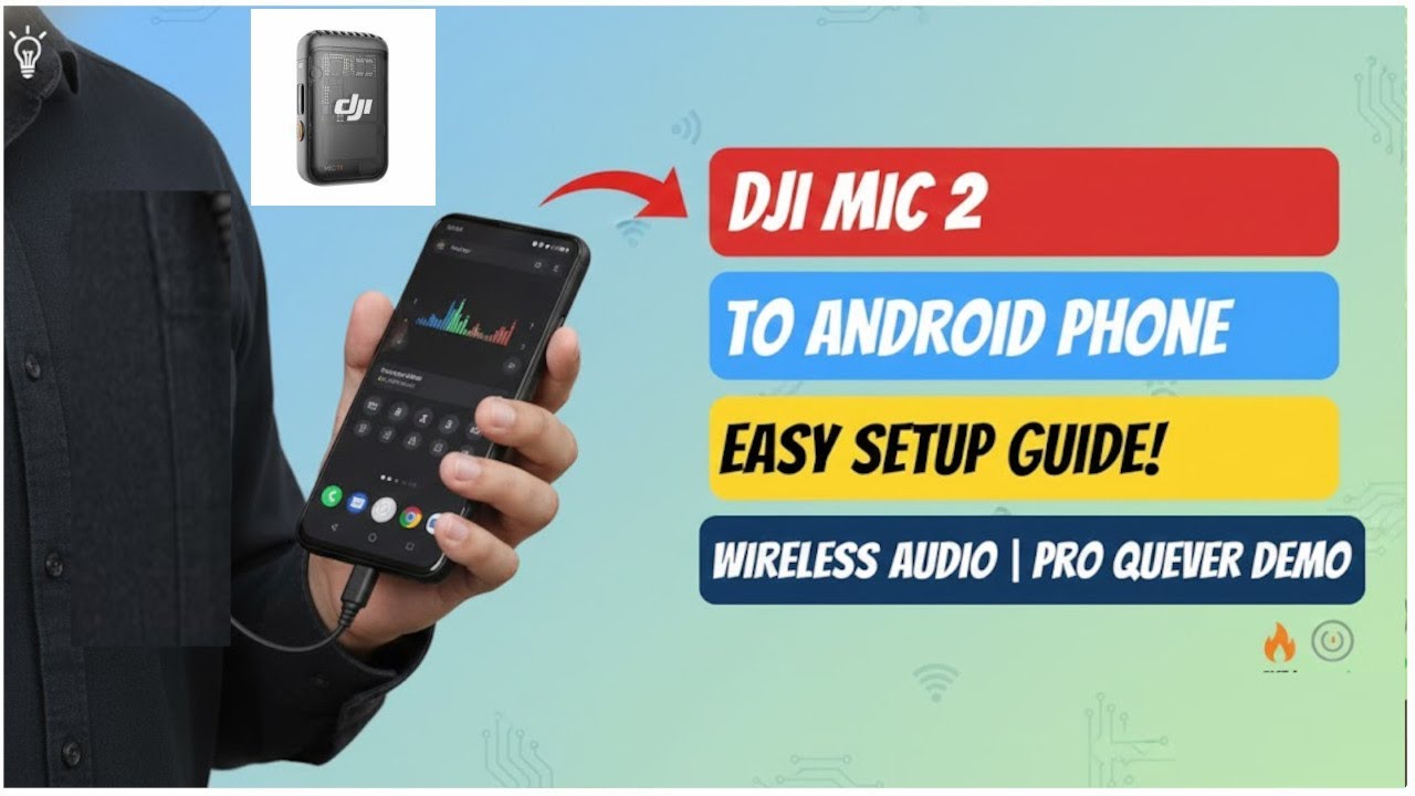 How To Connect dji mic 2 to Android Phone - YouTube