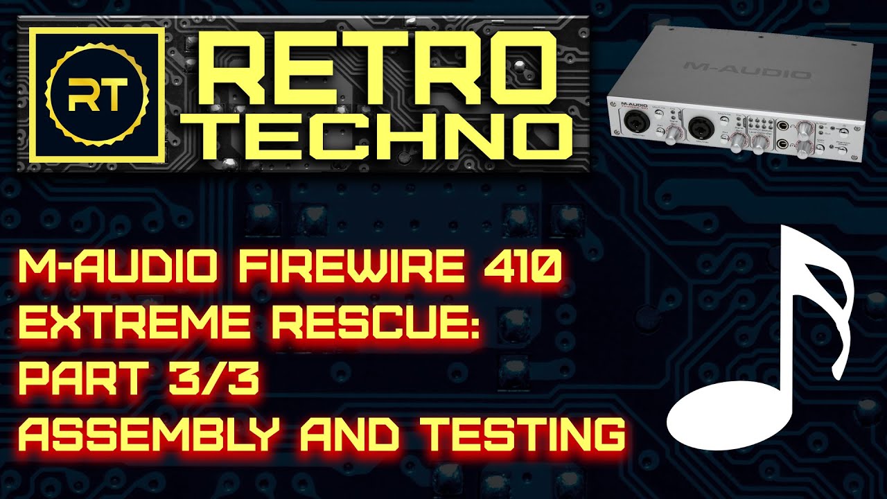M-Audio Firewire 410 Extreme Rescue 3/3 - YouTube