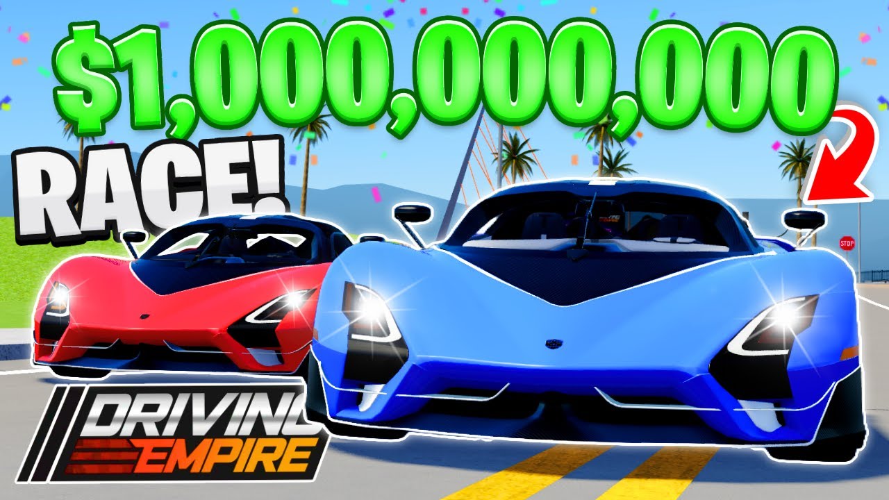 Racing A Developer For $1 BILLION In Driving Empire! - YouTube