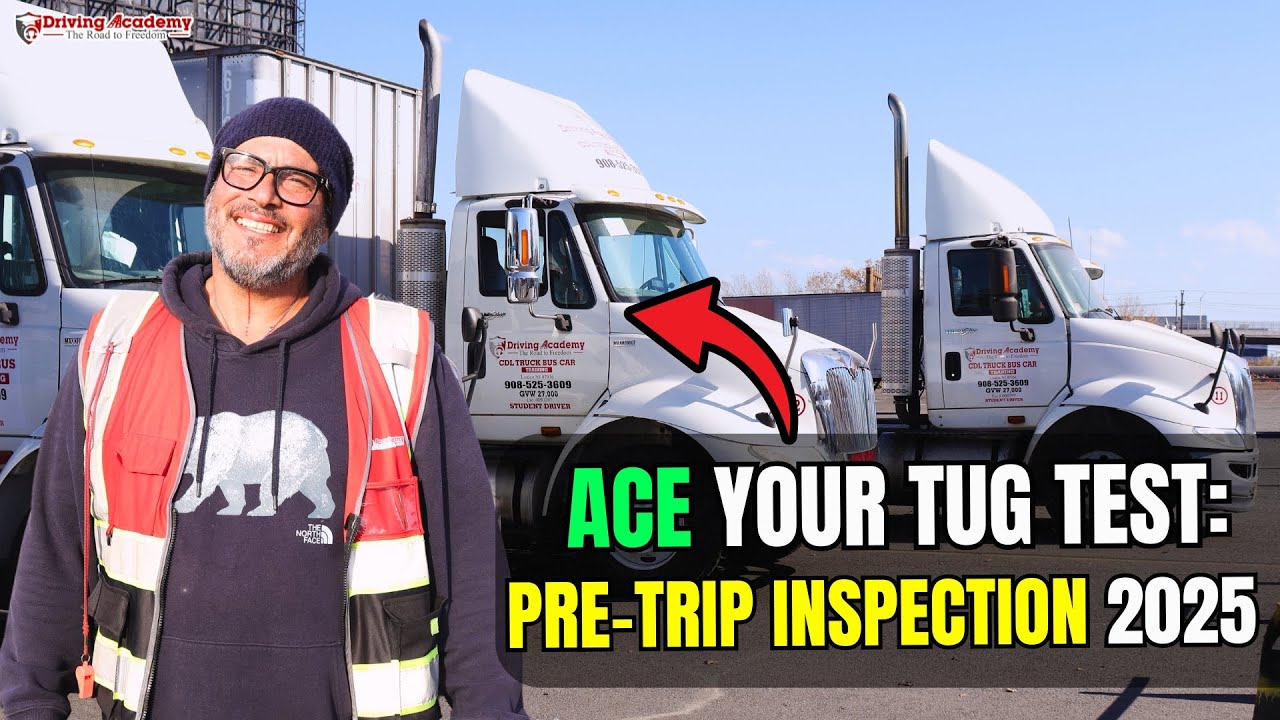 How to ACE the CDL Class A Tug Test FIRST TRY! - YouTube