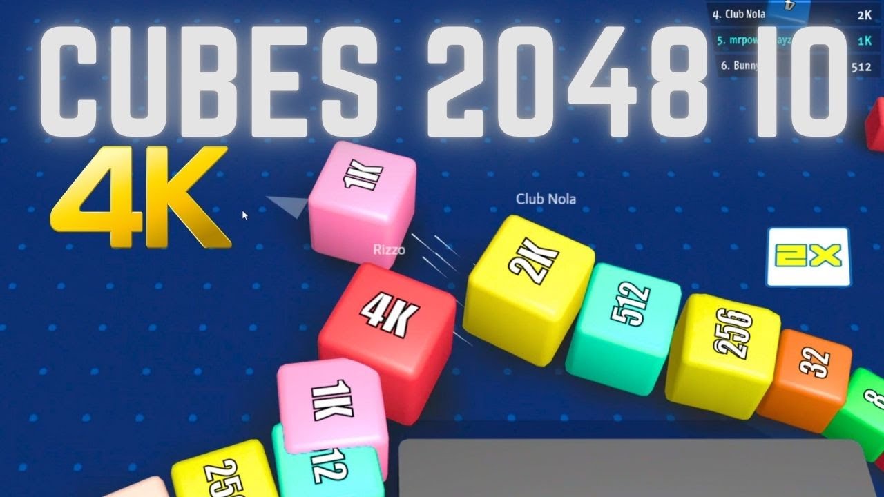 2k vs 4k cubes 2048.io part 280 - YouTube