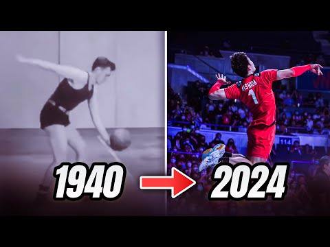 Volleyball Serve Evolution 1940 - 2024