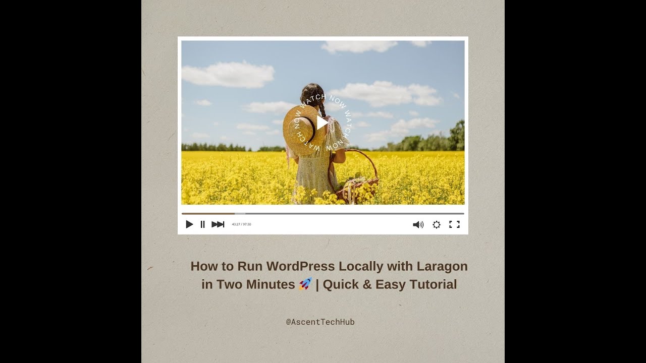 How To Run WordPress Locally With Laragon In Two Minutes Quick How To Run WordPress Locally With Laragon In Two Minutes Quick