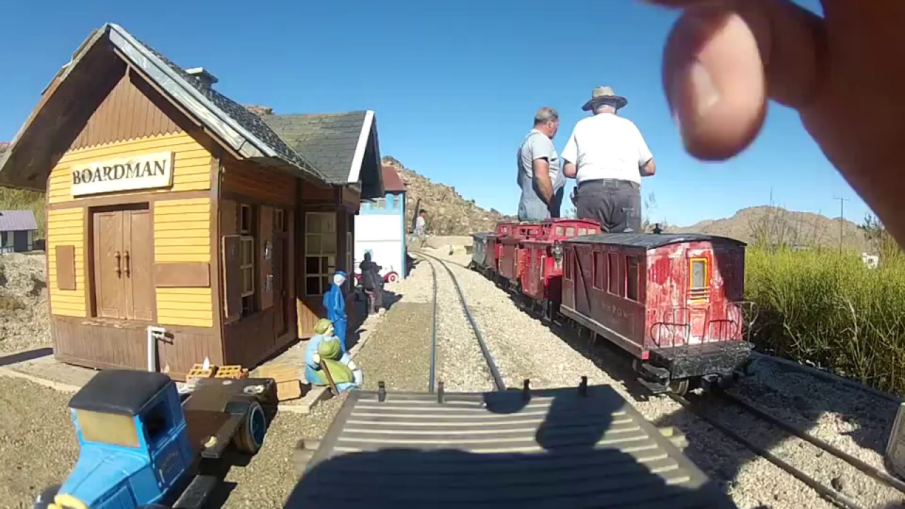Lionel Trains G Scale GoPro Joshua Tree Southern Railroad JT&S RR - YouTube