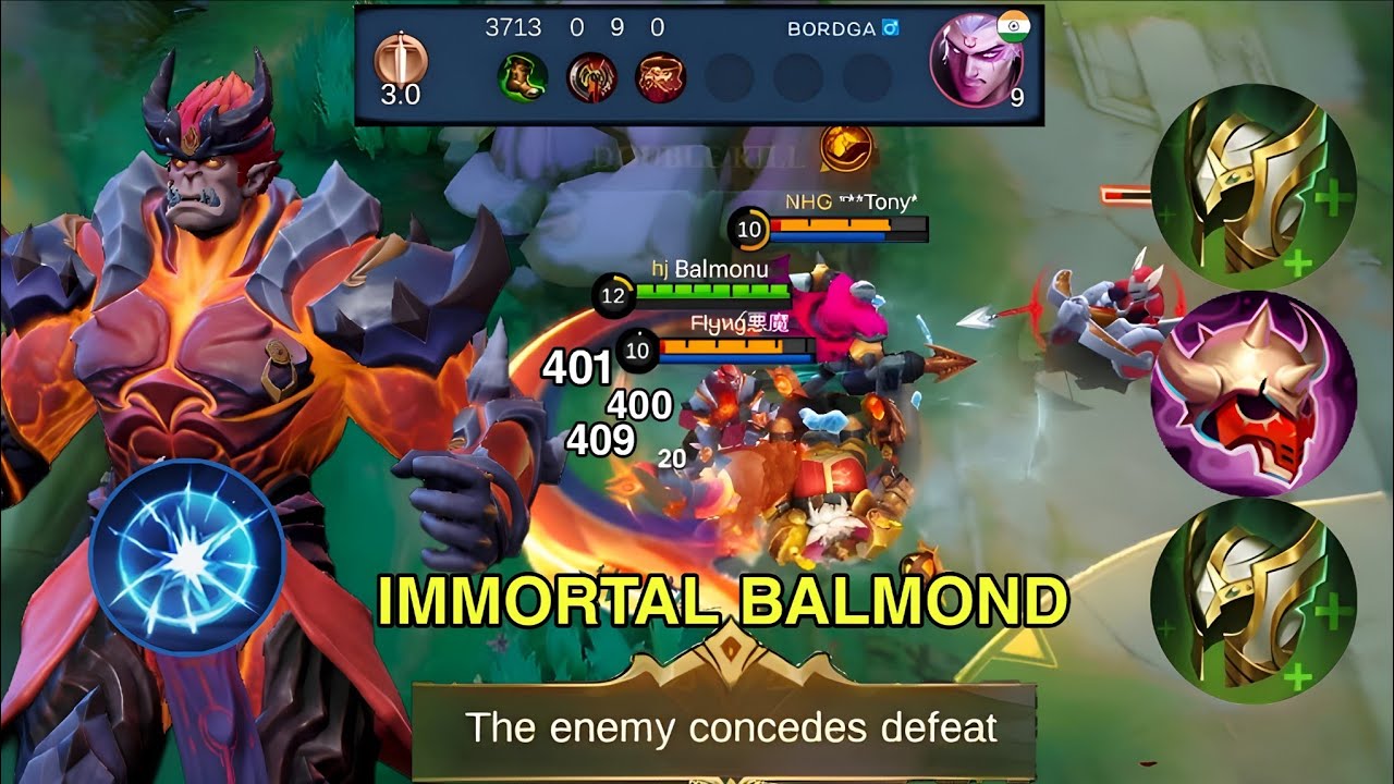 IMMORTAL ! BALMOND VS PHOVEUS BEST GAMEPLAY ! BALMOND DAMAGE BUILD 2025 ...