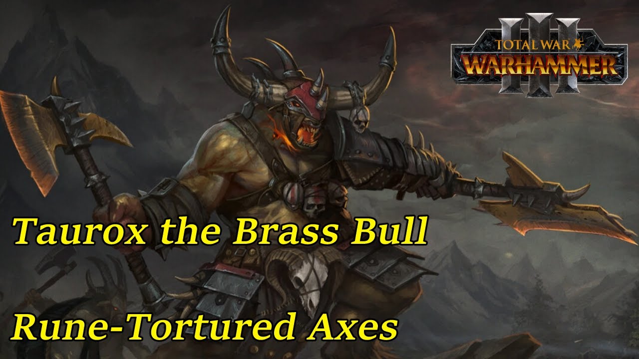 Taurox the Brass Bull: Rune Tortured Axes Quest Battle - Total War ...