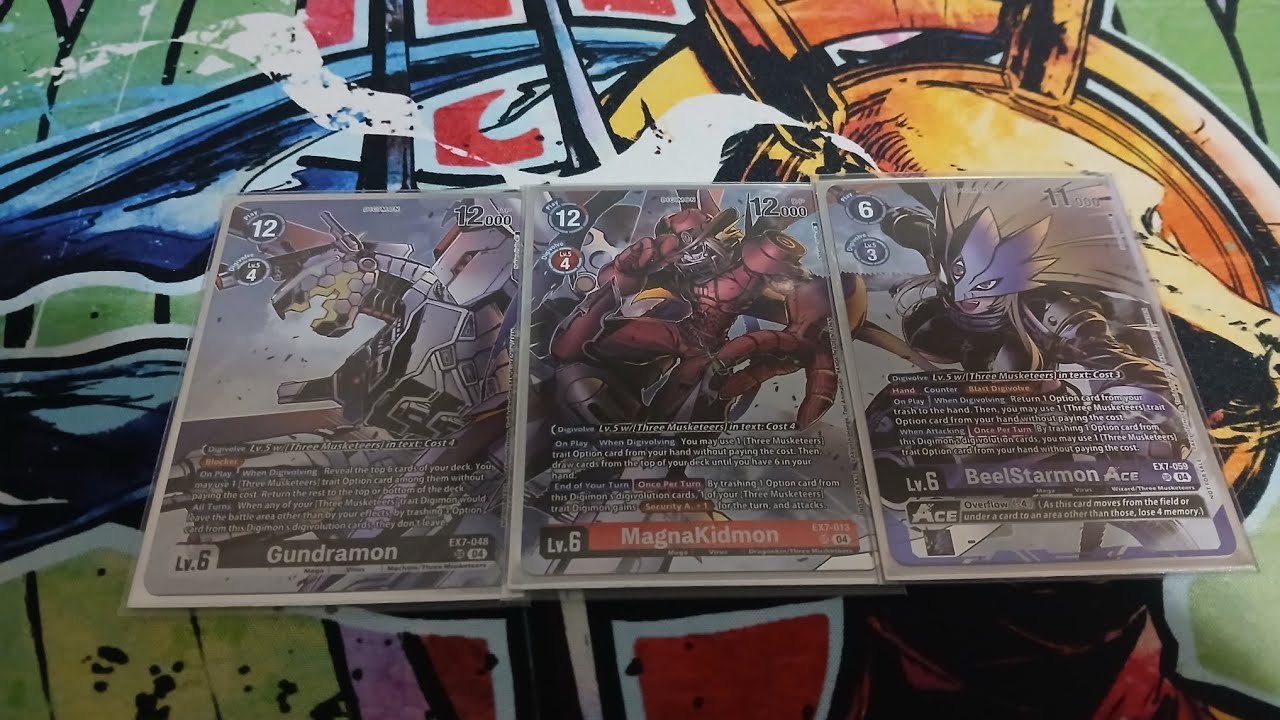 Digimon Three Musketeer Deck Profile - YouTube