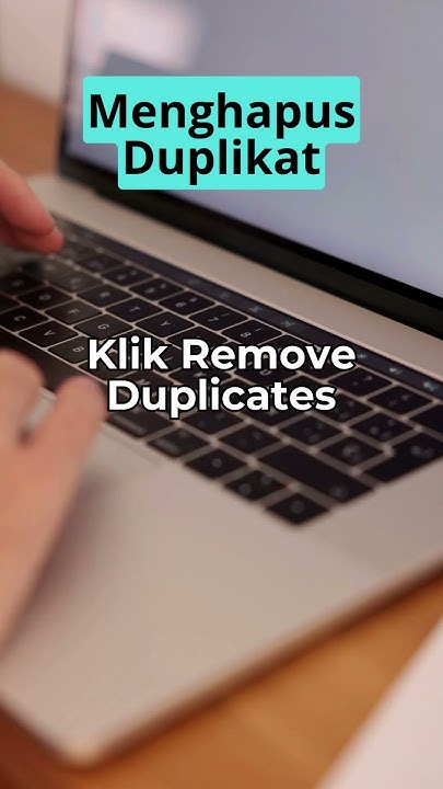 Cara Menghapus Data Duplikat di Excel - YouTube