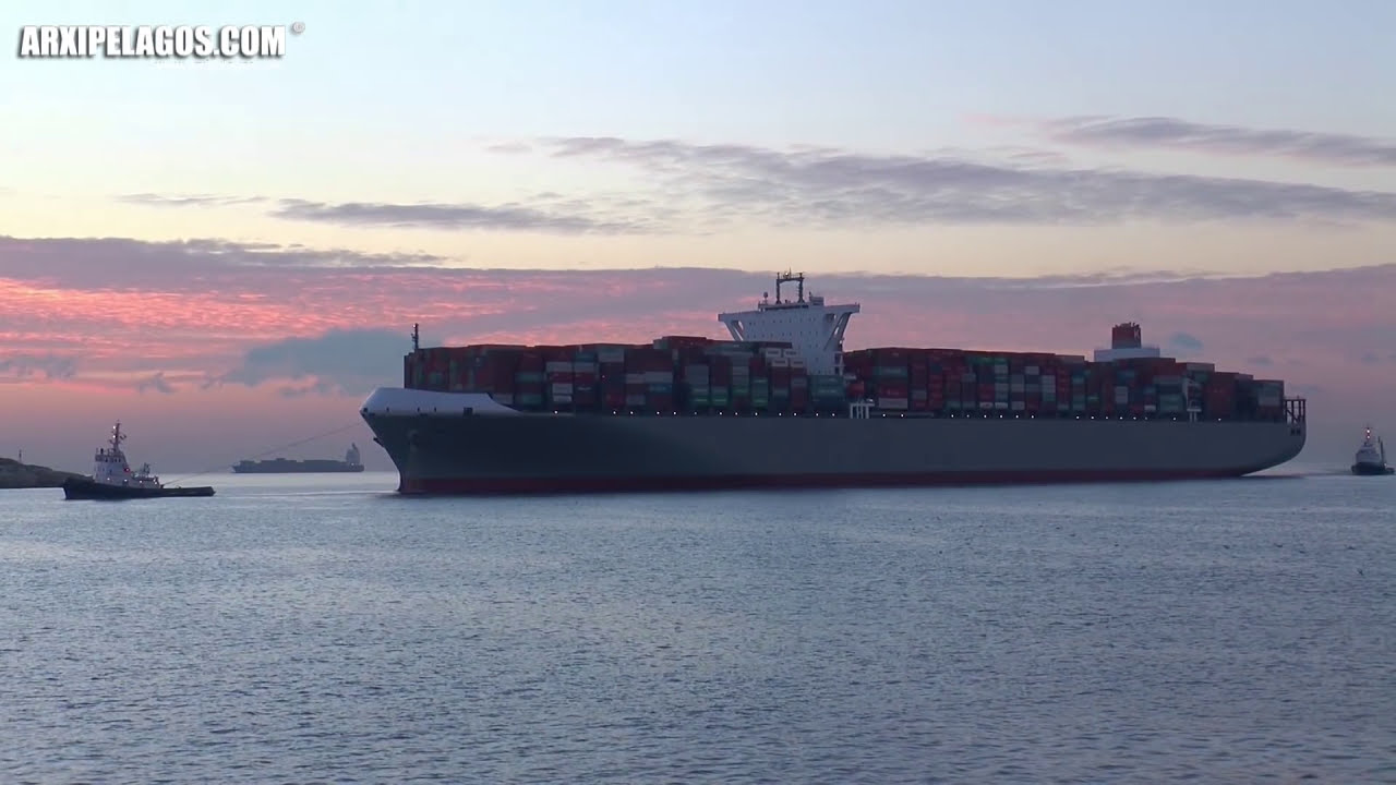 MANHATTAN BRIDGE - Container Ship (Arrival at PCT S.A) Greece - YouTube