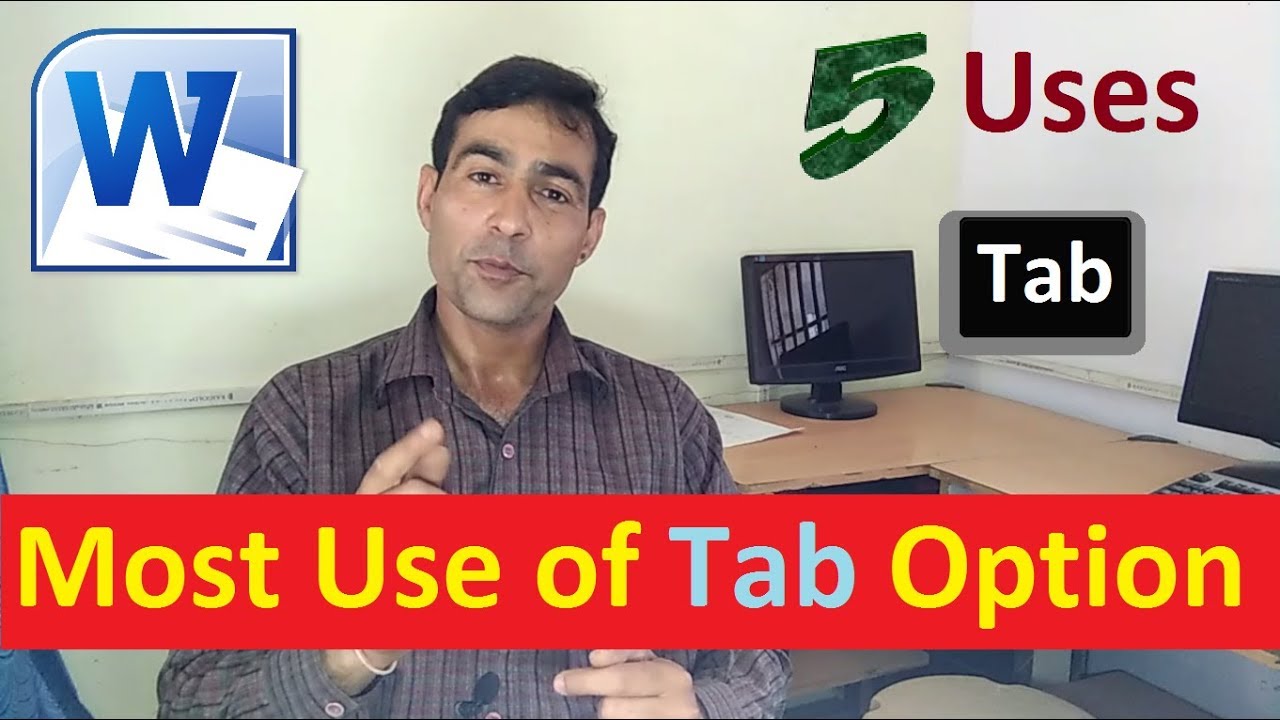 Tab Setting In MS Word In Hindi All Uses Of Tab Option YouTube Tab Setting In MS Word In Hindi All Uses Of Tab Option YouTube