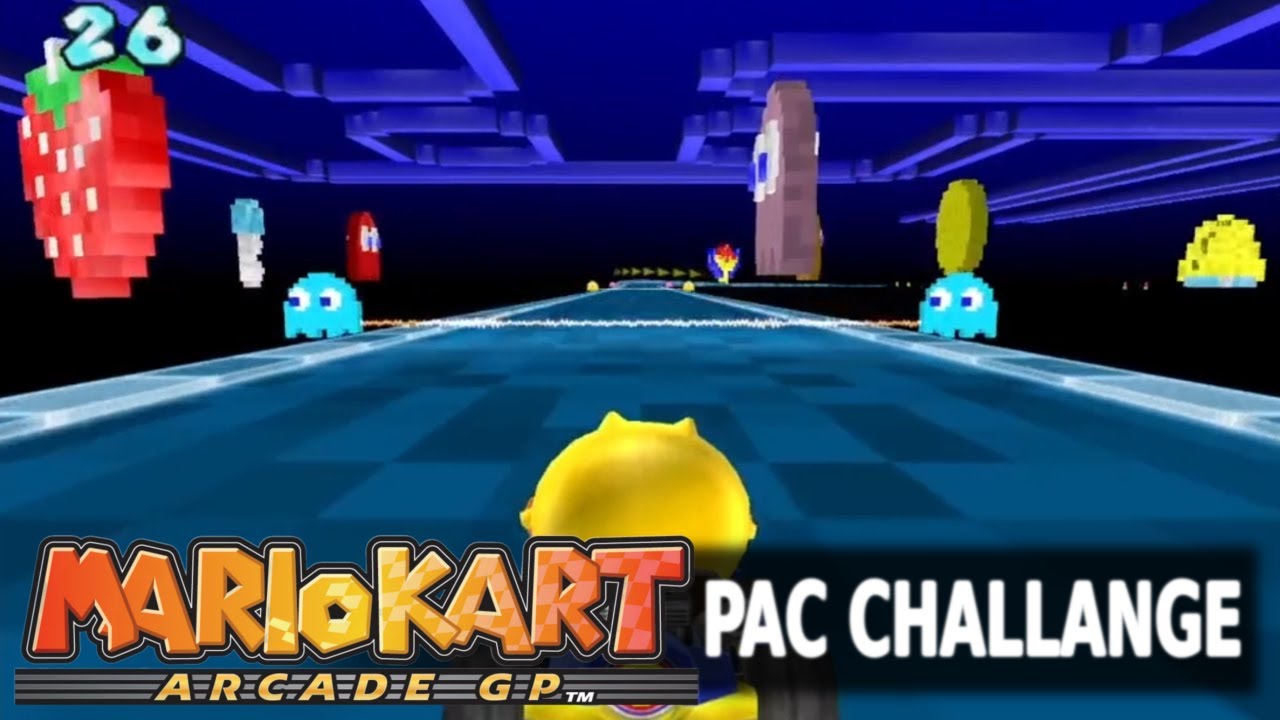Pac-Man Cup - Challange Game - Pac Challange | Mario Kart Arcade GP ...