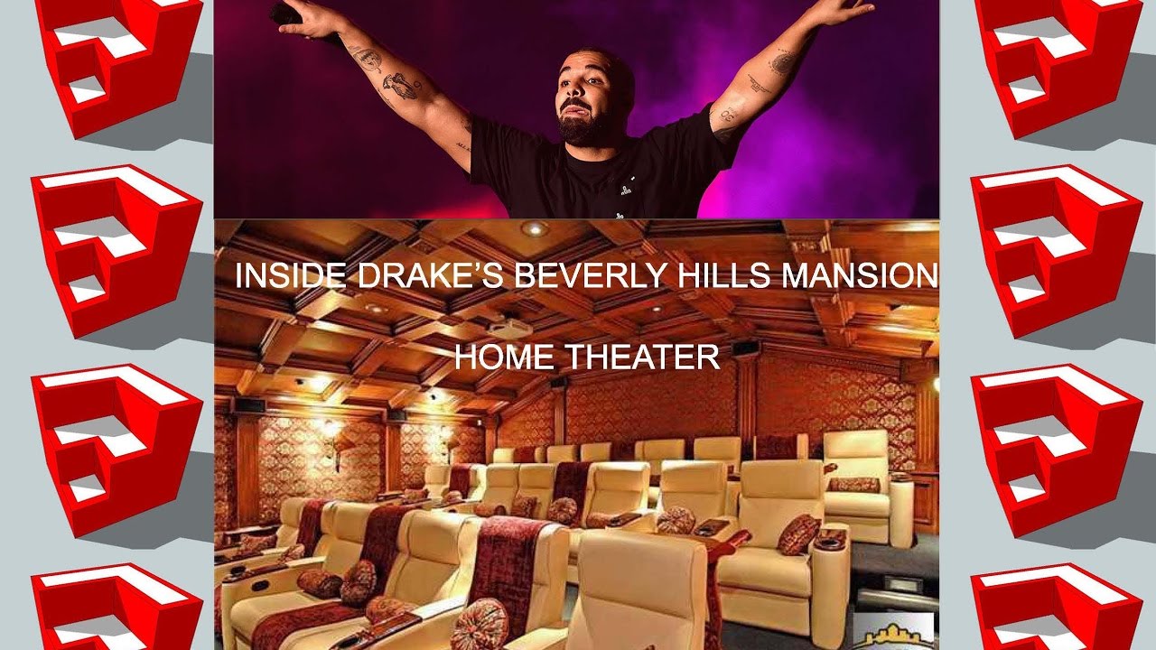 Sketchup Tutorial: Inside Drake's Beverly Hills Mansion - More Life ...