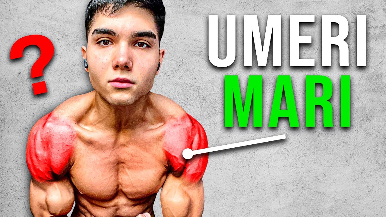 Cele Mai BUNE Exercitii Pentru UMERI MARI *Cu si fara echipament* - YouTube