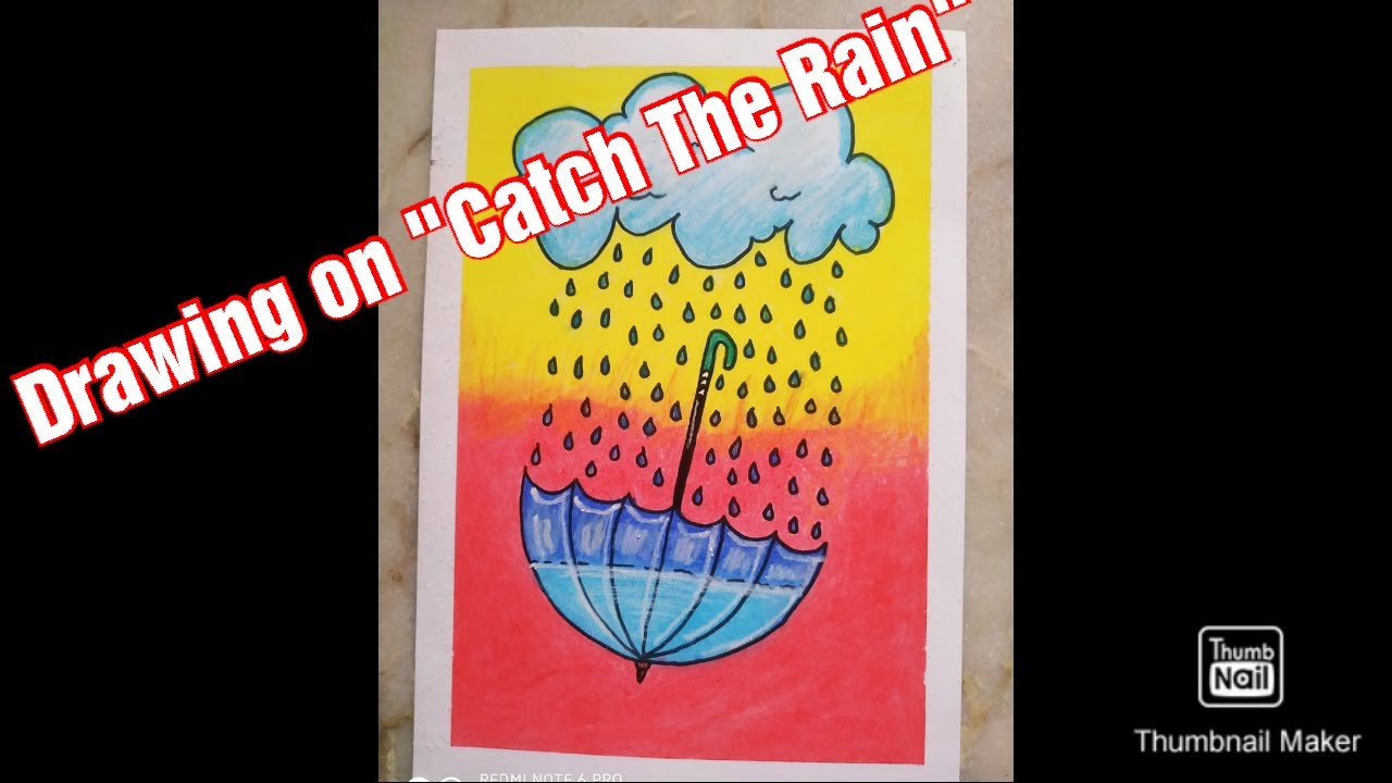 Easy Drawing on "Catch The Rain" - YouTube