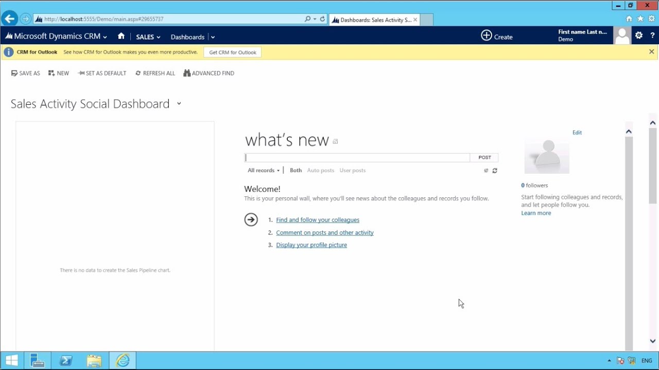 Dynamics CRM 2013 Installation - YouTube