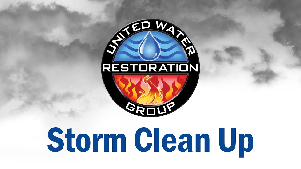 Storm Cleanup Services at United Water Restoration Group - YouTube