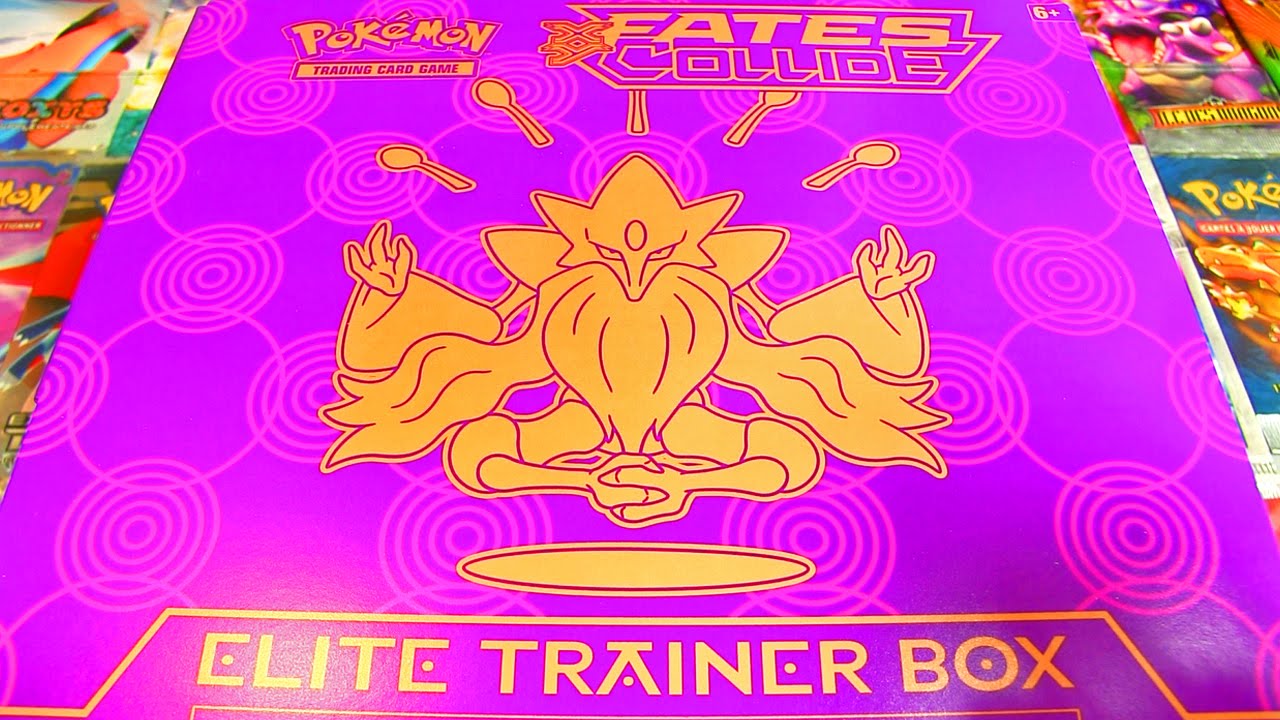 Ouverture d'une Elite Trainer Box MEGA ALAKAZAM XY10 Impact des Destins ...