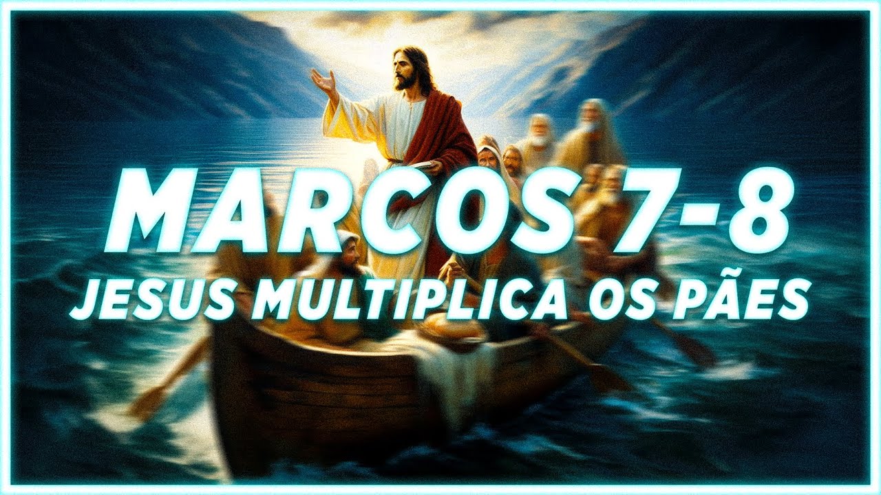 📖 Marcos 7-8 | Jesus Multiplica os Pães | Narração Bíblica Com Imagens ...