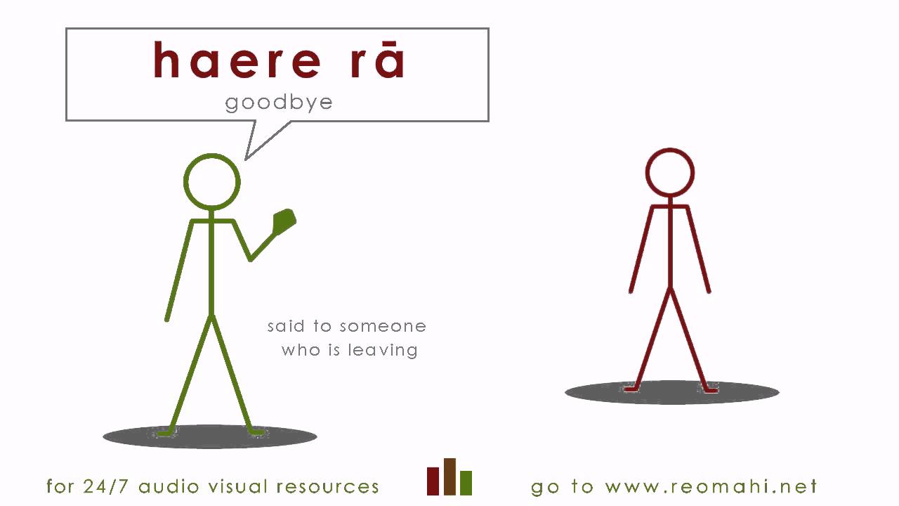 haere rā - goodbye - YouTube
