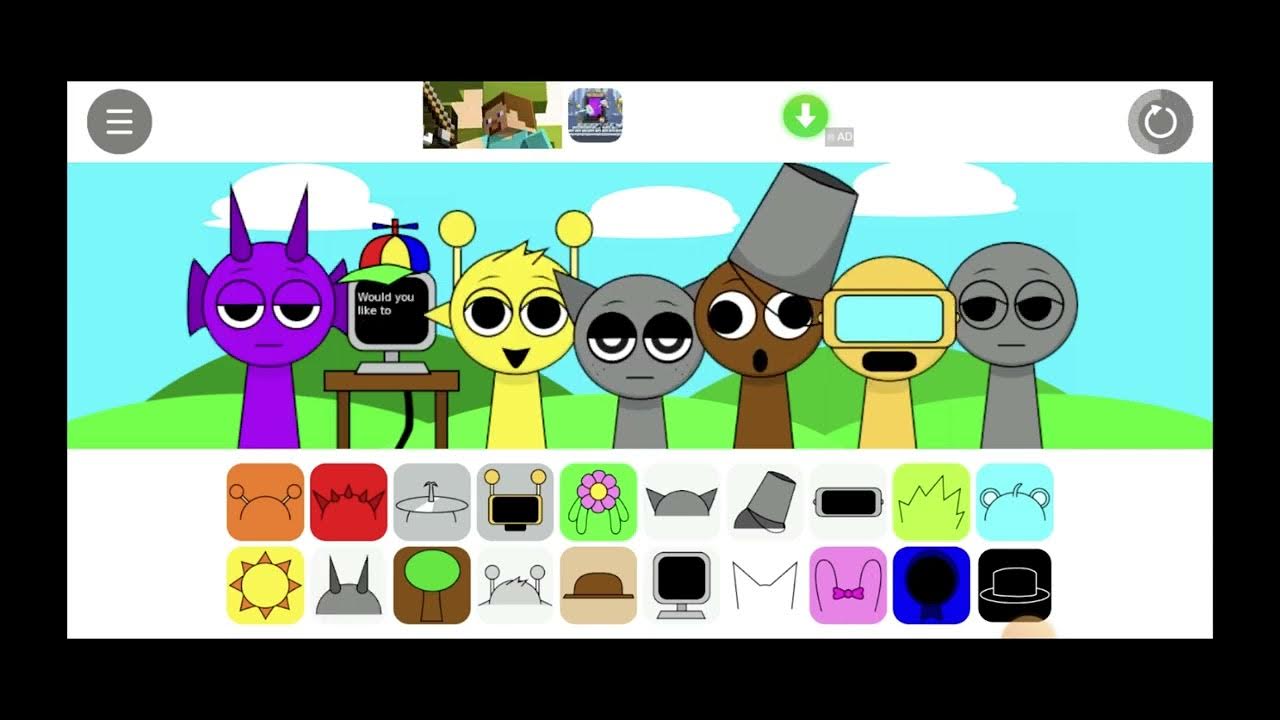 sprunki unity source code - unity project - unity game - YouTube