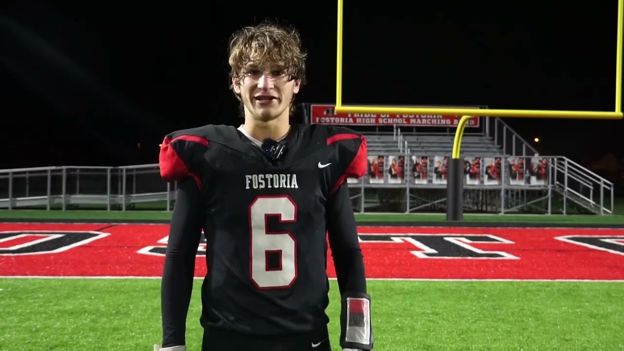 Fostoria Redmen Football Senior Night - YouTube