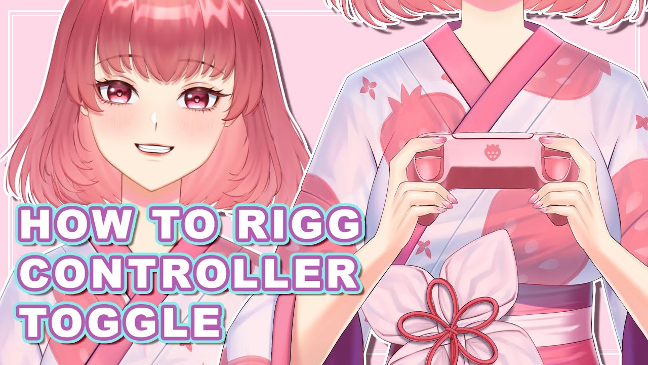 [Vtuber / Live2D] How to rigg controller toggle | Vtuber model #vtuber ...